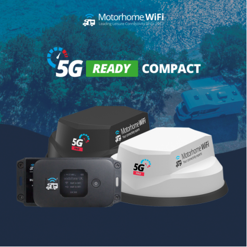 Motorhome WiFi Low Profile 5G Ready Roof Mount Antenna